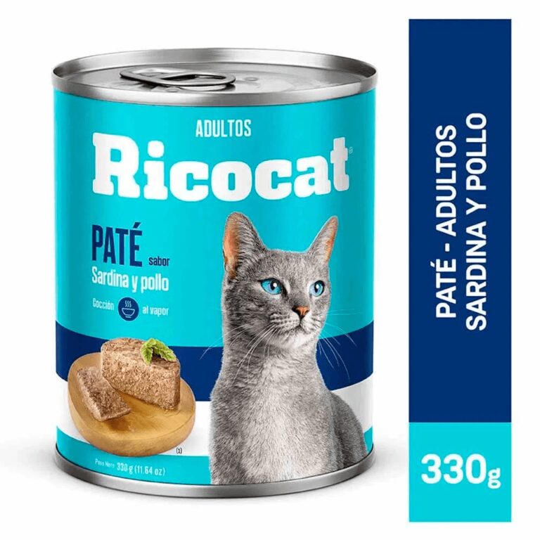 Ricocat Sardina y Pollo Adulto Pate Lata 330 Gr - Garuka